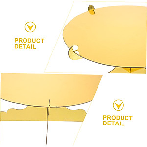 GRIRIW 2pcs Paper Cake Stand Cake Display Rack Snack Candy Stand Tiered Cake Stand Cardboard Cake Tower Round Cake Pans Mini Cakes Fruit Candy Display Cupcake Stand Paper Cup Round Paper