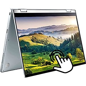 Asus Flagship Chromebook 14'' FHD Touchscreen 2-in-1 Thin and Light Laptop, Intel Core M3-8100Y(Up to 3.4GHz), 8GB RAM, 64GB eMMC, Wi-Fi 6, Webcam, Zoom Meeting, Chrome OS, Silver, w/GM Accessories