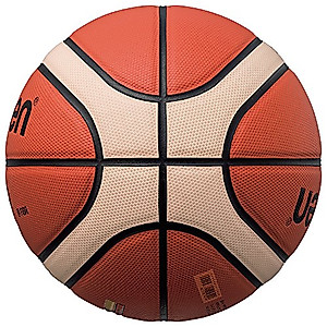 Molten Leather Basketball, Orange/Tan, Intermediate Size 6, Model: BGL6X