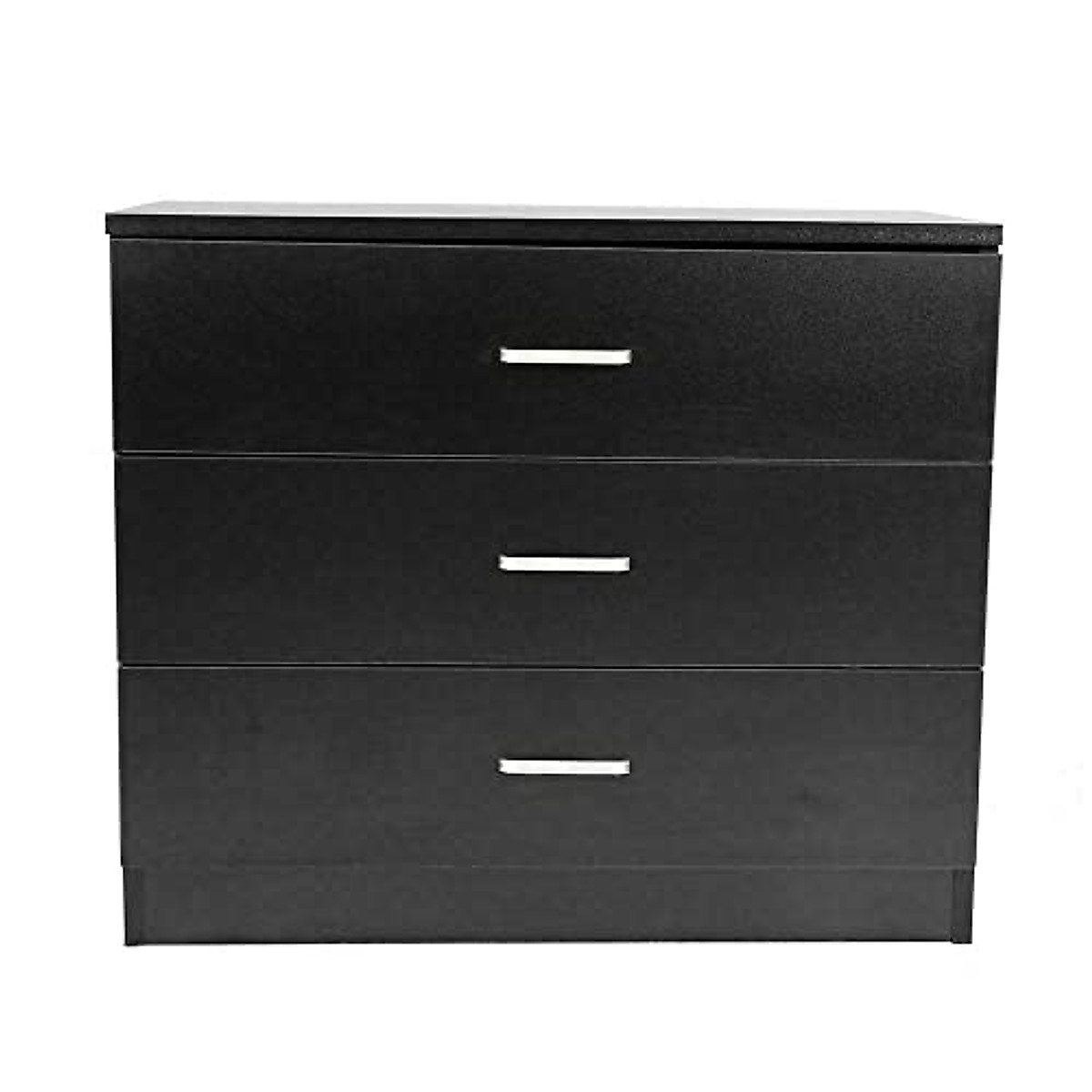 MAXCBD Nightstand Bedside Table Drawer Cabinet Chest of Drawers 3 Drawers Dresser Bedroom Nightstand Storage Cabinet Black 3 Drawer Dresser Storage Tower Dresser