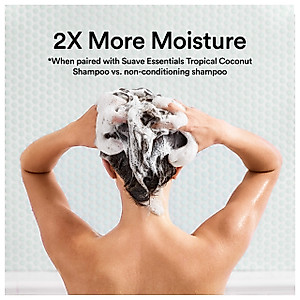 Suave Essentials Conditioner, Tropical Coconut, 30 Ounce (Pack of 6)