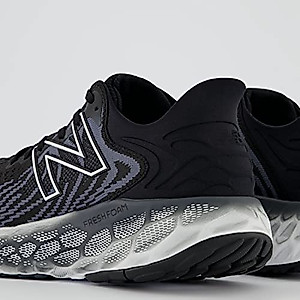 New Balance Men's Fresh Foam 1080 V11 Running Shoe, Black/Thunder, 11.5