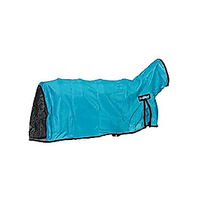 Weaver Leather Livestock ProCool Mesh Sheep Blanket with Reflective Piping , Hurricane Blue, Medium