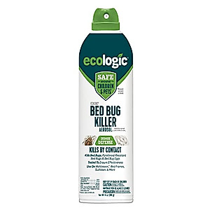Ecologic 14 Oz Bug Killer Aerosol, Kills Bed Bugs & Their Eggs, Pack of 8