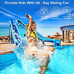 Pool Slide Water Tubing Kit, Spray Hose Kit/Parts for Inground Pool Slide, Swimming Pool Slide Water Sprayer