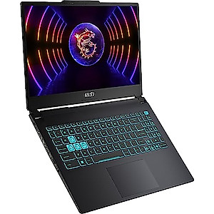 MSI Cyborg 15 Thin GF63 15.6" FHD 144Hz (Intel 16-core i7-12650H, 64GB DDR5 RAM, 2TB SSD, GeForce RTX 4060 8GB) Gaming Laptop,Webcam, Backlit, WiFi 6, Ethernet, HDMI Cable, Win 11 Home - 2023