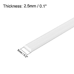 uxcell 3pcs 3/16-inch Plastic Welding Rods PP Welder Rods for Hot Air Gun 3.3ft White