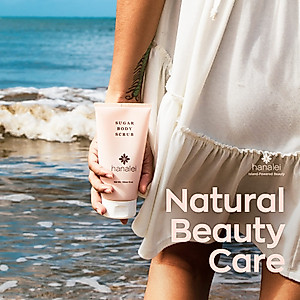 Vegan Brown Sugar Body Scrub: Moisturizing Exfoliator for Dry Skin - Women's Body Care - Made with Hawaiian Raw Cane Sugar and Kukui Oil - Made in the USA - 150g