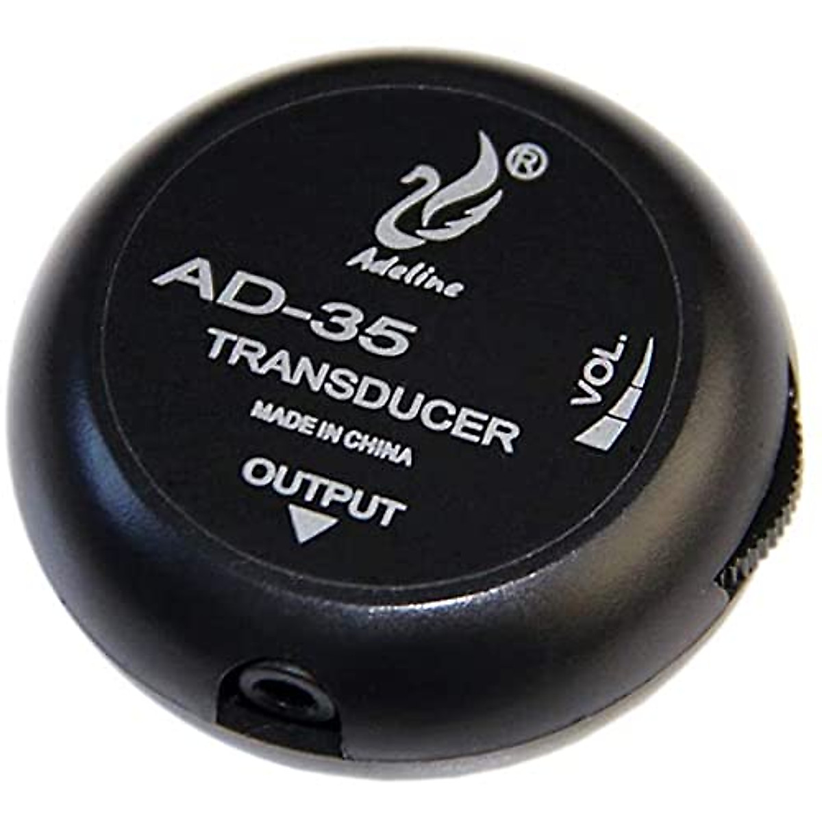 AD-35 Mini Piezo Pickup Contact Microphone Transducer with 3 Meters Cable for Acoustic Classical Folk Guitar
