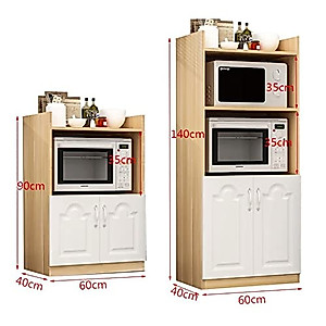 WAOCEO Sideboard Sideboard Cabinet Modern Simple Oven Cabinet Multifunctional Storage Locker Side Cabinet Cupboard Kitchen Shelf Double Door Buffet Cabinet (Size : Small)