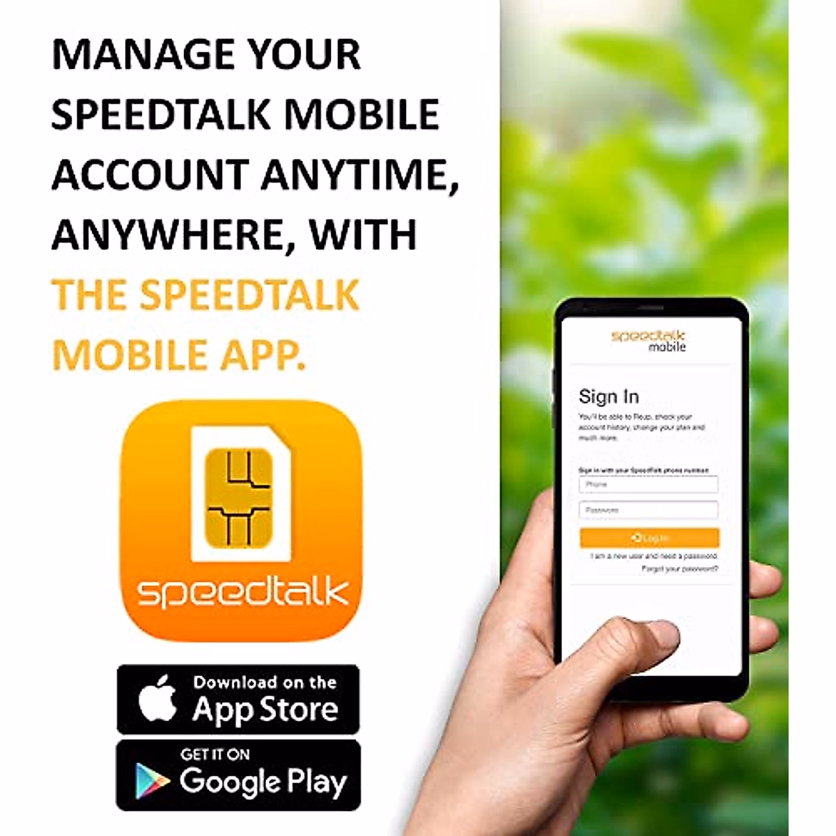 SpeedTalk Mobile $5 Prepaid Wireless Pay Go Plan for Smartphones & Cellphones | 5G 4G LTE | 100 Talk, 100 Text, 100 MB Data |Triple Cut (Mini,Micro,Nano) Sim Card | No Contract | 30 Day Service