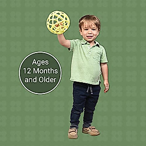 Constructive Playthings Kids Colorful Sensory Grab Balls, Multicolor (Set of 3)