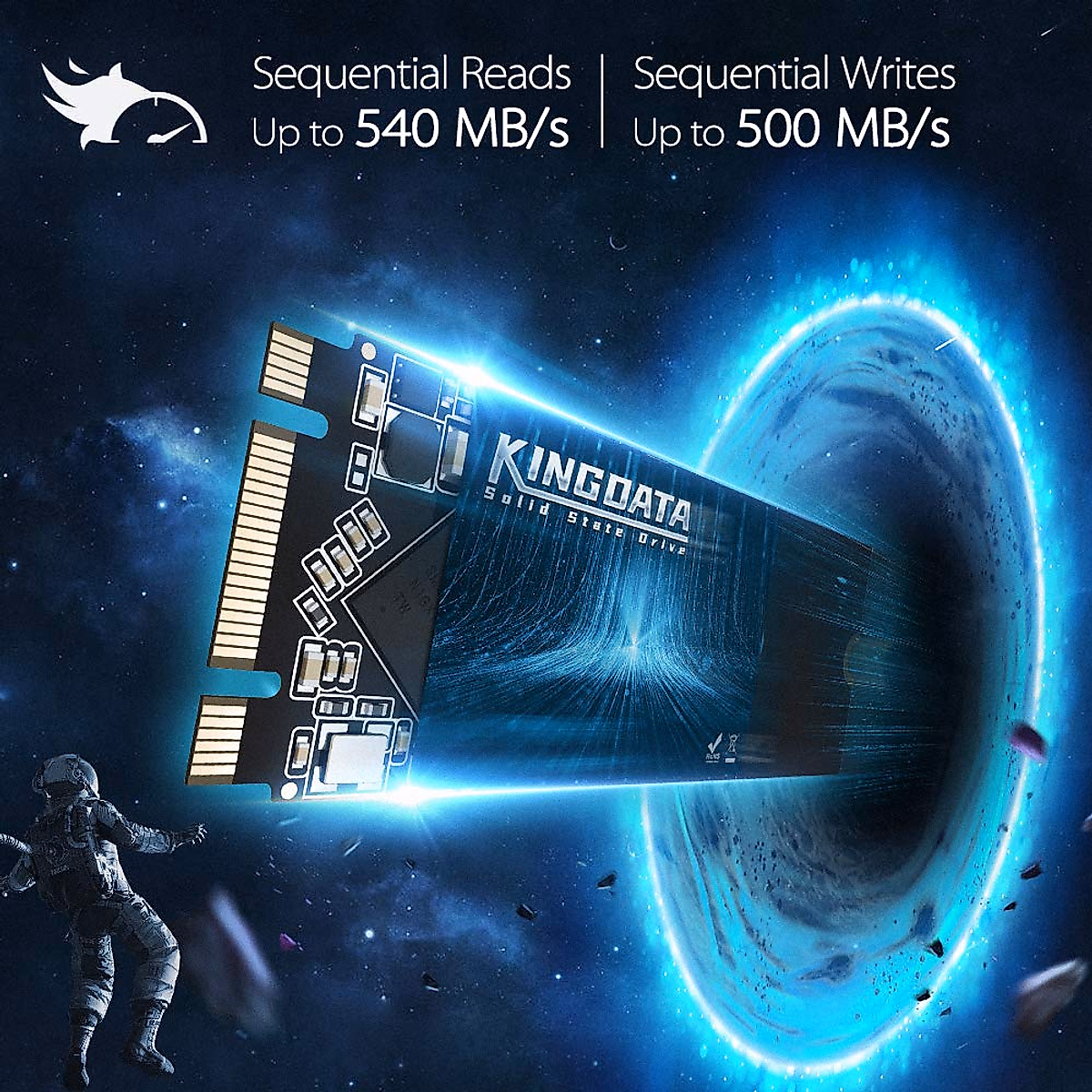 Kingdata SSD M.2 2260 1TB Internal Solid State Drive High-Performance Hard Drive for Desktop Laptop SATA III 6Gb/s (1TB, M.2 2260)