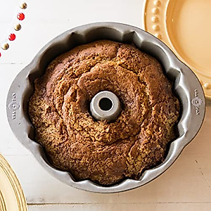 USA Pan Bakeware Nonstick Fluted Tube Cake Pan, Aluminized Steel 10-Inch