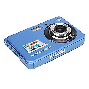 Digital Camera, 2.7 4K LCD Compact Camera, 48 MP for Shooting (Blue)