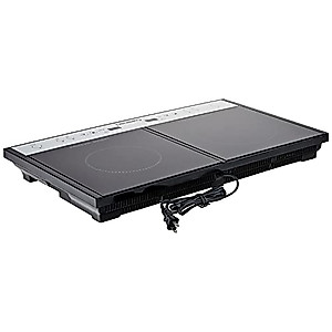Cuisinart ICT-60 Double Induction Cooktop, Black