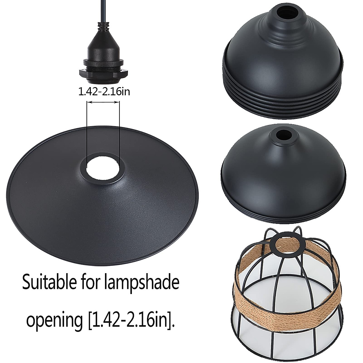 10Foot With Wire Electric Light Socket Waterproof Plug Light Outdoor Plug Light E26/E27 Socket With Wire Electric Light Socket Temporary Building Lighting Waterproof Socket With Wire Electric 6017