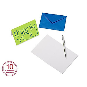 American Greetings Thank You Cards with Envelopes, Bold Multicolored (50-Count)