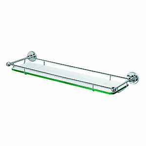 Gatco 1465 Premier Tempered Glass Shelf, Chrome
