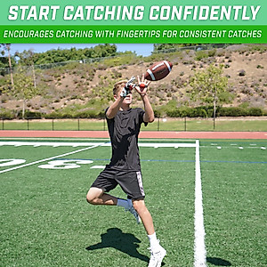 GoSports Perfect Catch Football Receiver Trainers - Teach Fundamentals and Proper Catching Technique