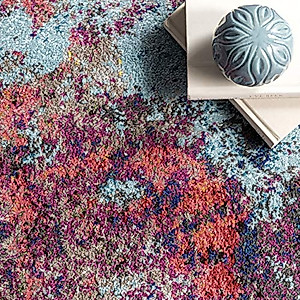 nuLOOM Reva Colorful Abstract Area Rug, 5' x 8', Multi