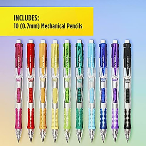Paper Mate Clearpoint Pencils, HB #2 Lead (0.7mm), Assorted Barrel Colors, 10 Count