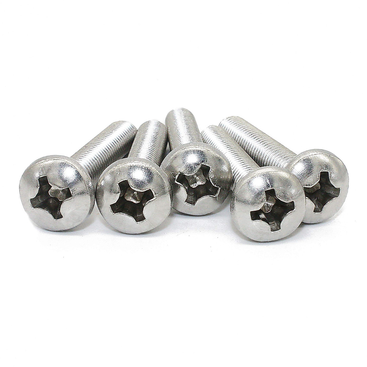 (10 pc) M8-1.25x35 mm Pan Head Phillips Machine Screws,18-8 Stainless Steel by Fullerkregs