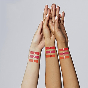 6 Pcs Aloe Vera Lip Stain Set, Watery Lip Tint Stain Mini Liquid Matte Lipstick, Multi-uses Lip Cheek Tint, Natural Plump Lip Gloss, Vivid Lip Makeup - Lightweight Non-Sticky, Long lasting (3 Colors)