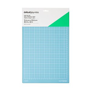 Cricut Light Grip Cutting Mat 8.5in x 12in, Reusable Cutting Mats for Crafts, Use with Printer Paper, Vellum, Light Cardstock & More, Blue