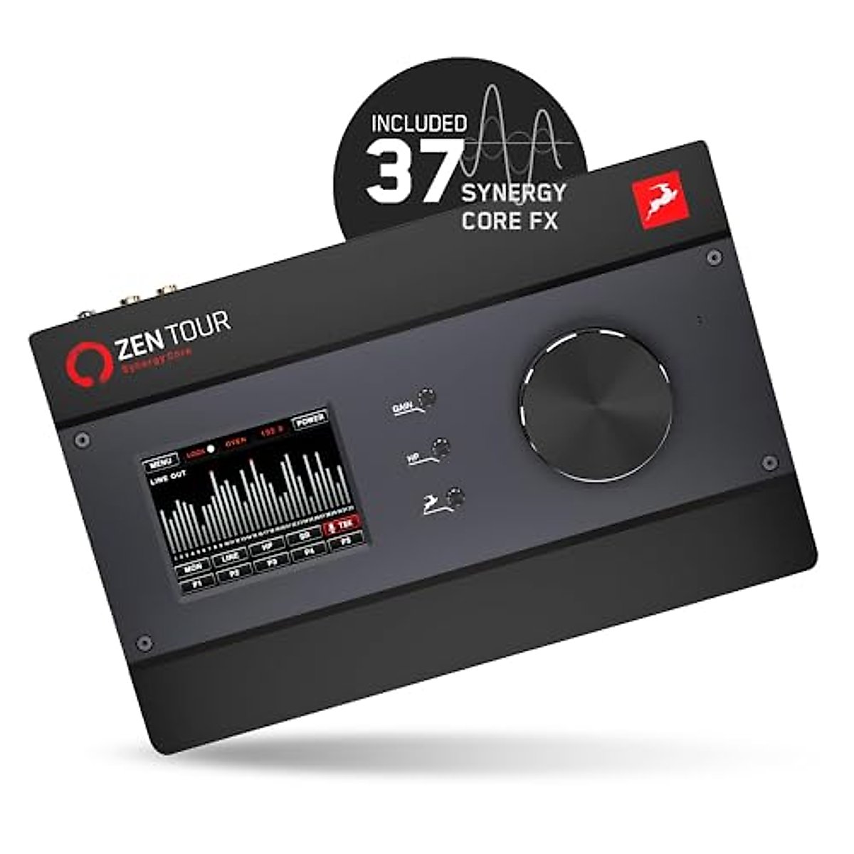Zen Tour Synergy Core 18 x 26 Desktop Thunderbolt 3 and USB Audio Interface with Onboard FX DSP Audio Processor, Podcast suitable- Antelope Audio