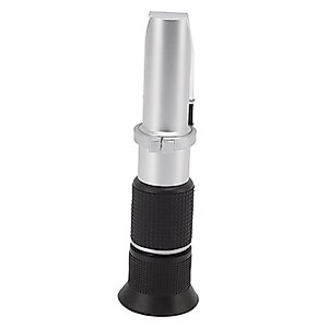 3 in 1 Refractometer, Clear Display Accurate Data Brix Refractometer High Accuracy Plastic Aluminum Adjustable Eyepiece for Food Industry