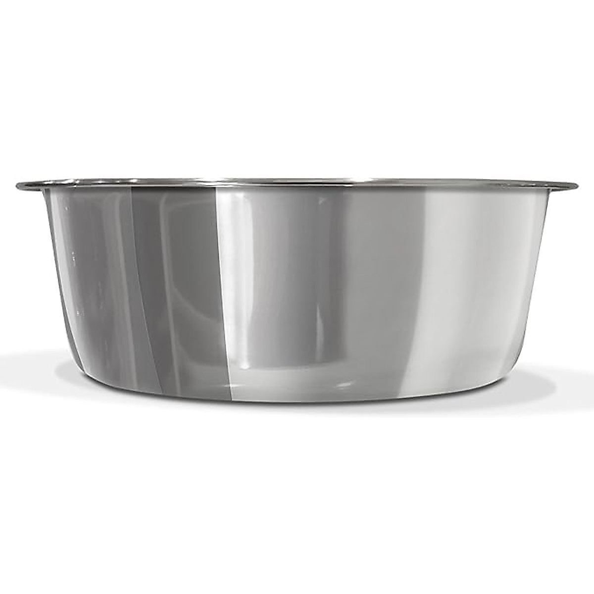 PetFusion Premium 304 Food Grade Stainless Steel Dog & Cat Bowls. Cat Bowls Shallow & Wide for Relief of Whisker Fatigue, 56-Ounce, Stainless