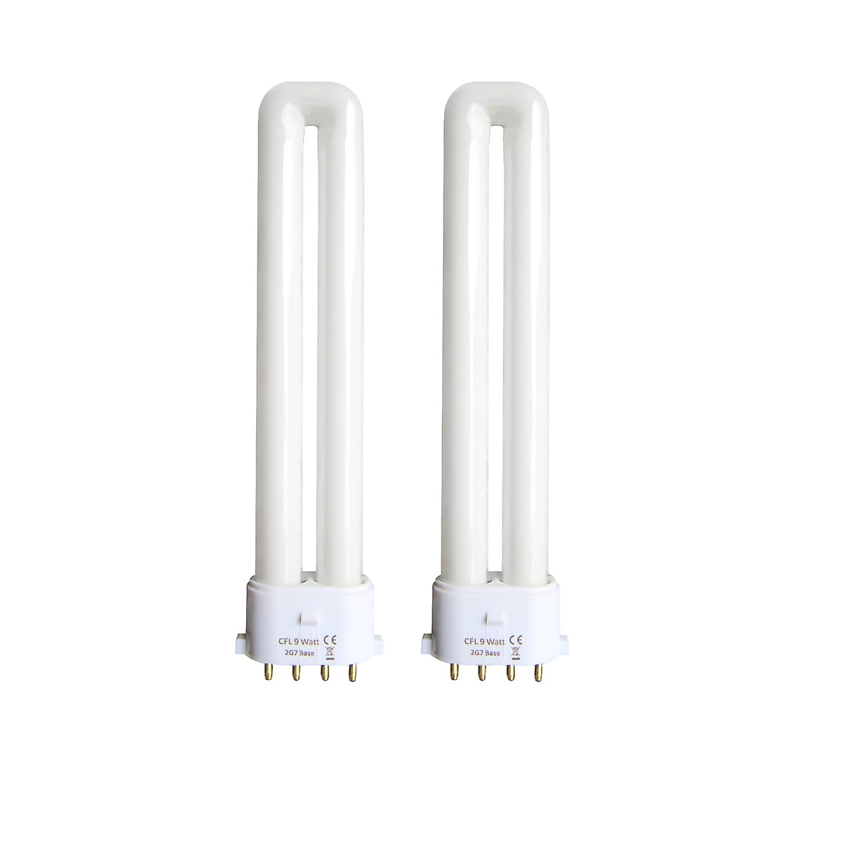 9 Watt 2G7 Base Fluorescent Light Bulb,Replacement for Satco S8365,6416,Coleman Lantern Bulb,Kandolite 96500,Rayovac F9w-1 Light Bulb,CF9DS/E/841,4 Pin 2G7 Base,4100K 2PACK