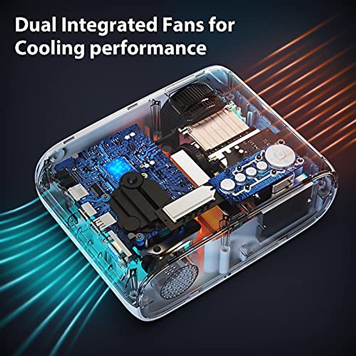 WiFi Projector Bluetooth, W2 Mini Projector Support 1080P Full HD and 250'' Display, Portable Projector with 50% Zoom Function, Home Cinema Projector Compatible with iOS, Android, TV Stick, PS4