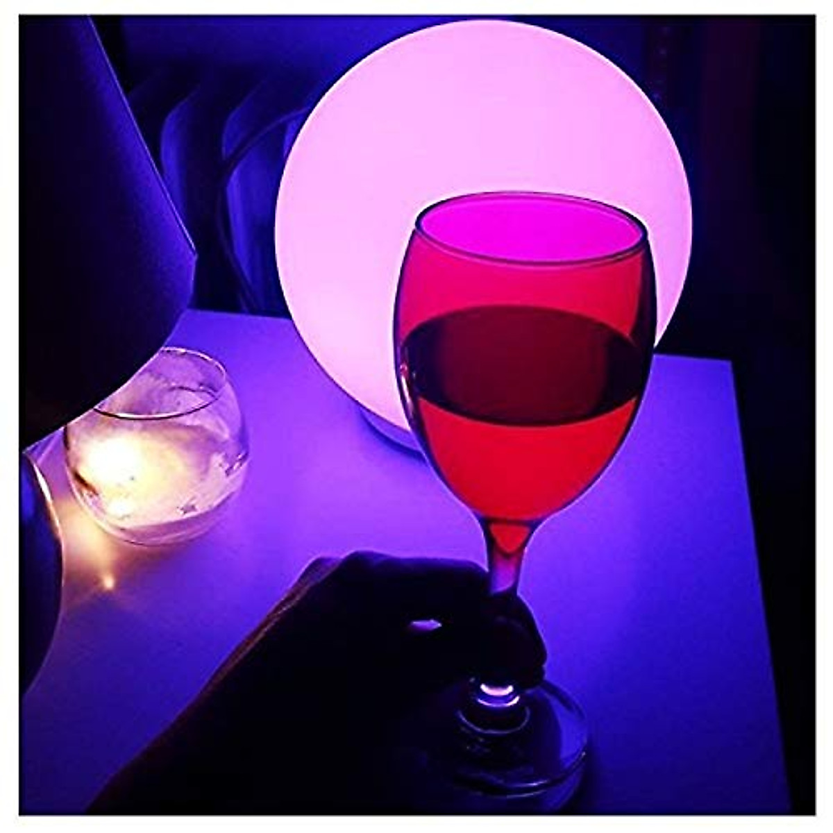 Mr.Go 8-inch Ultra-Fun LED Glowing Ball Light w/Remote, RGB Color Changing Globe Mood Lamp, 16 Colors 8 Brightness 4 Lighting Modes, Waterproof, Rechargeable & AC Adapter Power, Stunning Light Orb