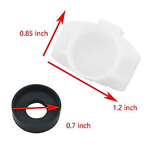 YHXiXi 4pcs Sealing Cup and Diverter Door for tub Spout Replacement Parts for Shower Tub Faucet Diverter Spout