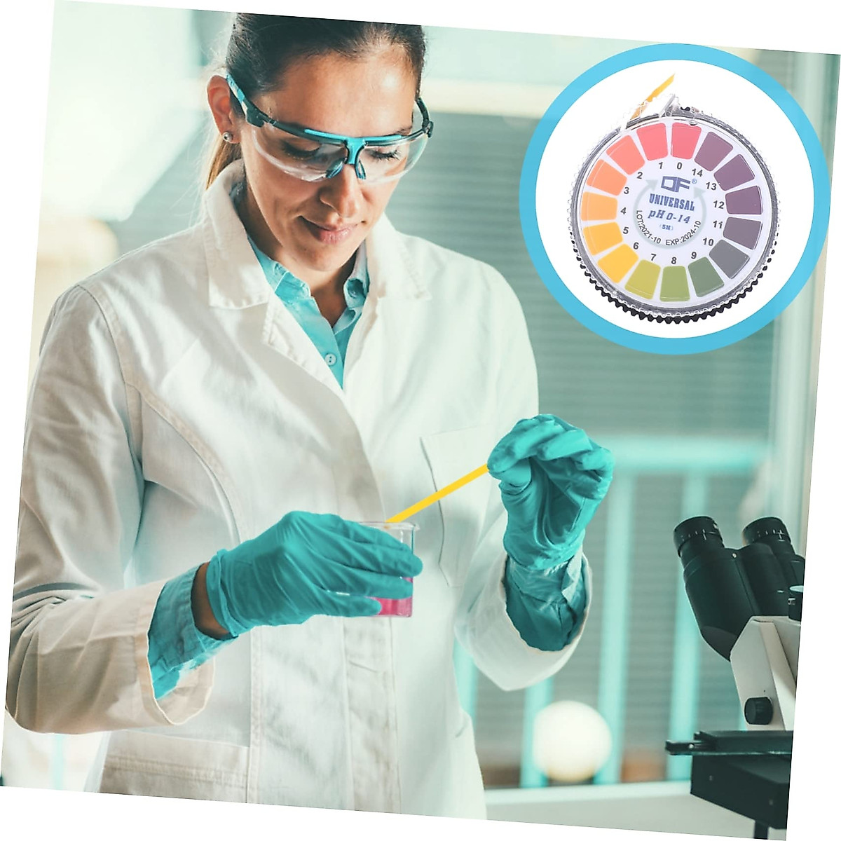 VINTORKY 1 Roll Extensive Test Strips Liquid Meter Tape Paper