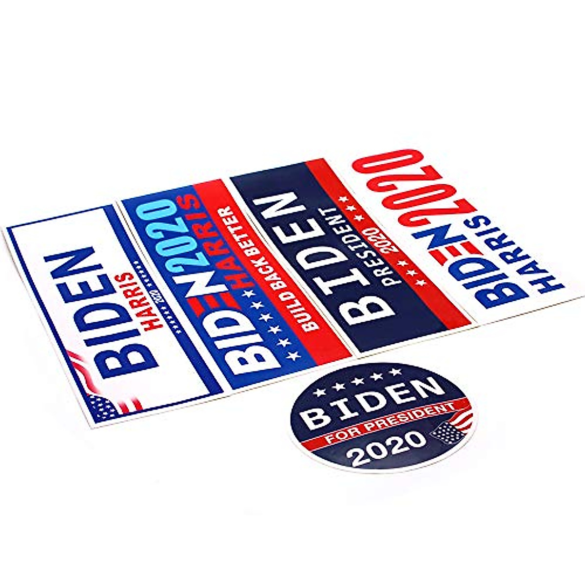 Guppyhill 5Pcs Joe Biden Bumper Sticker 2020 for Presidential Election-Biden 2020 Bumper Sticker-Biden 2020 Bumper Sticker Car Decals-Joe Biden Stickers- Biden Bumper Stickers for Cars and Truck