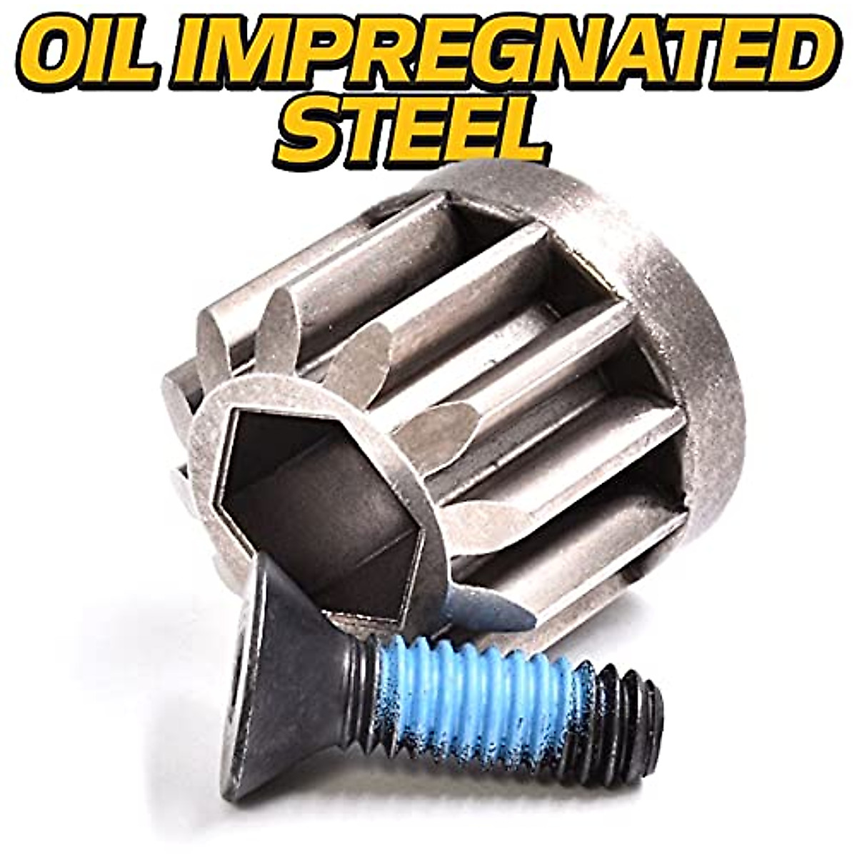 HD Switch - Improved Steering Gear Rebuild Kit Replaces 532194732 194732 Sector Plate, 587738906 Pinion, 532194747 Machined Pivot Bushing Upgrade & Hardware - Husqvarna Craftsman AYP Poulan Weedeater