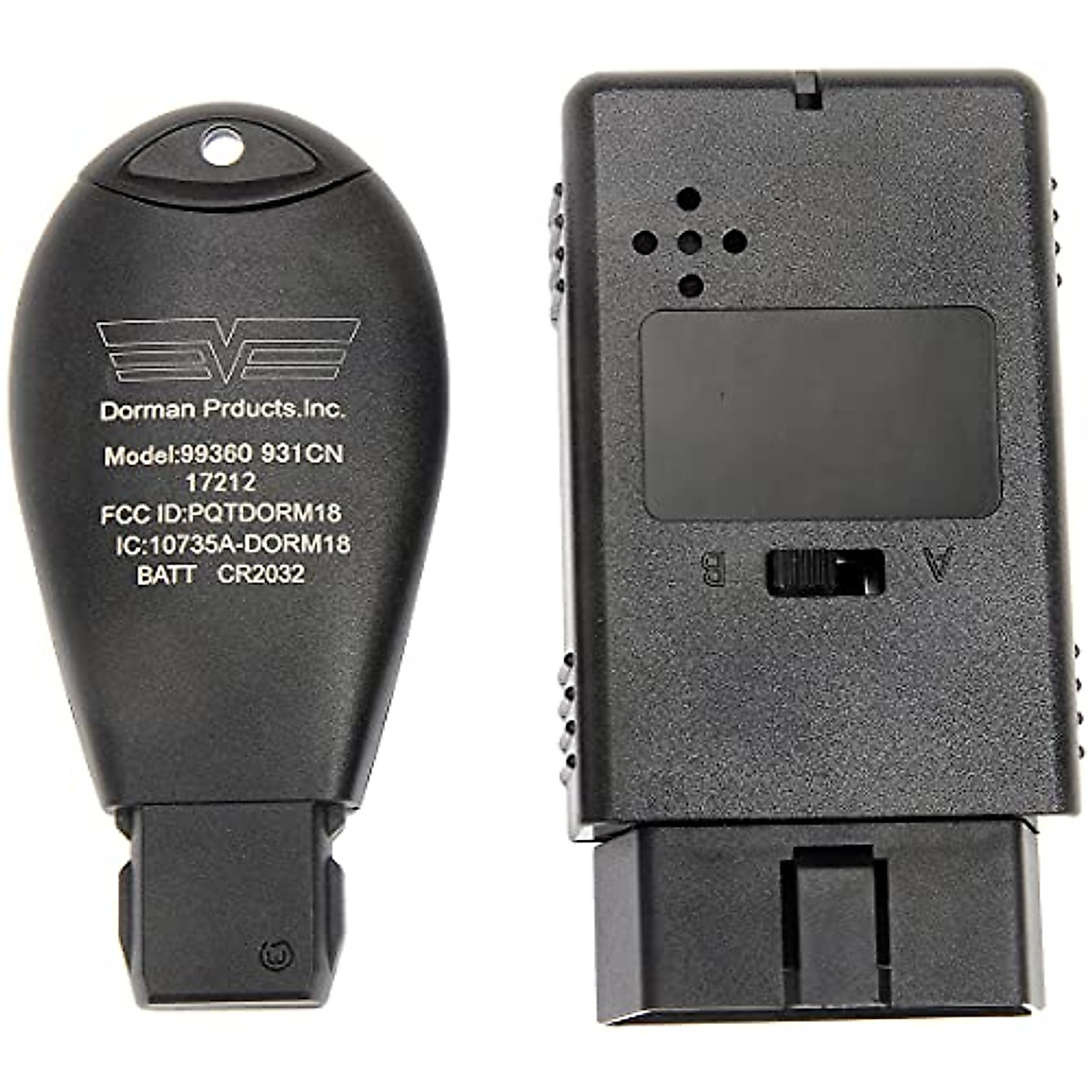 Dorman 99360 Keyless Entry Remote 3 Button Compatible with Select Chrysler / Dodge / Ram Models (OE FIX)