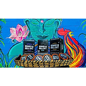 Wake The Hell Up! Jamaican Me Crazy® Flavored Single Serve Coffee Pods Of Ultra-Caffeinated Coffee For K-Cup Compatible Brewers | 12 Count, 2.0 Compatible