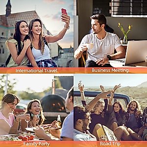 GlocalMe DuoTurbo 4G LTE Portable WiFi Hotspot for Travel in 200+ Countries, Mobile Hotspot Device with Global 1GB & Local 10GB Data 30Days, SIMFREE and Dual Modem, 10 Devices Connected(White)