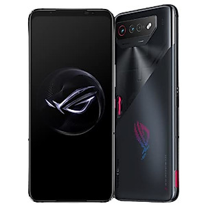 ASUS ROG Phone 7 5G Dual 256GB 12GB RAM Factory Unlocked (GSM Only | No CDMA - not Compatible with Verizon/Sprint) Tencent Version - Black