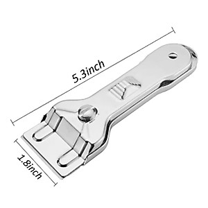 Amosfun 1 Set Glass Scraper Cleaning Shovel Glass Cleaning Scraper Cleaning Scraper for Glass Clean Keeping Scrapers Cleaning Scrapers Ceramic Hob Scraper Cooktops Cleaning Scraper