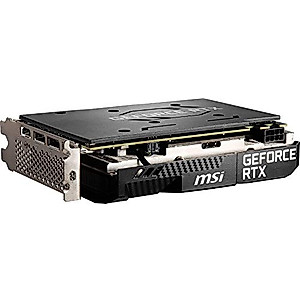 MSI Gaming GeForce RTX 3060 12GB GDRR6 192-Bit HDMI/DP PCIe 4 Single Fan Ampere OC ITX Graphics Card (RTX 3060 AERO ITX 12G OC)