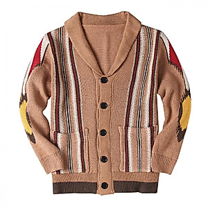 sweaters for men,mens sweaters and pullovers,cardigan sweaters for men,Mens The Dude Zip Up Cardigan Sweaters Shawl Lapel Open Front Cable Knitted Cardigan Jackets Slim Fit Vintage Coat