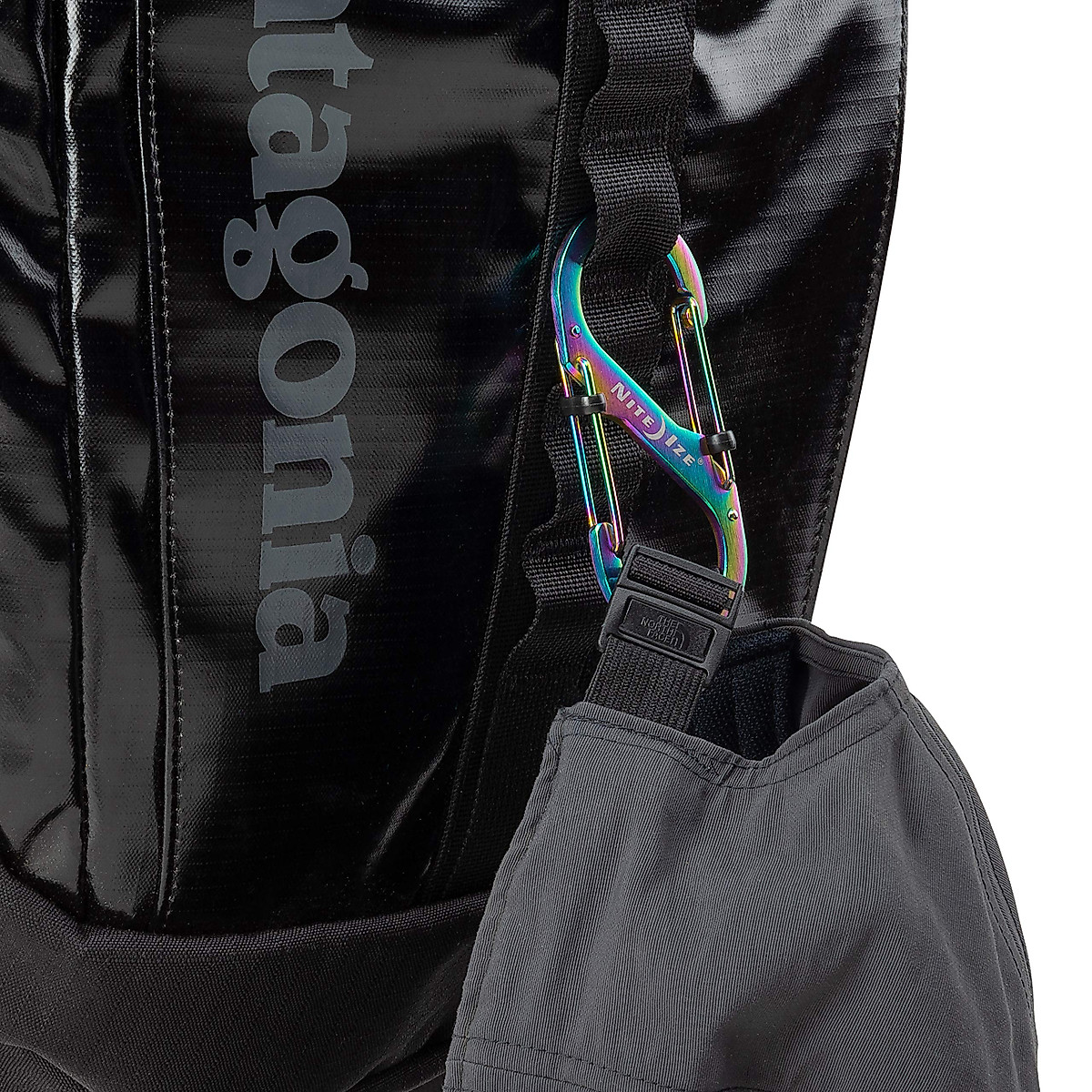 Nite Ize S-Biner SlideLock Stainless Steel, Size #4, Spectrum