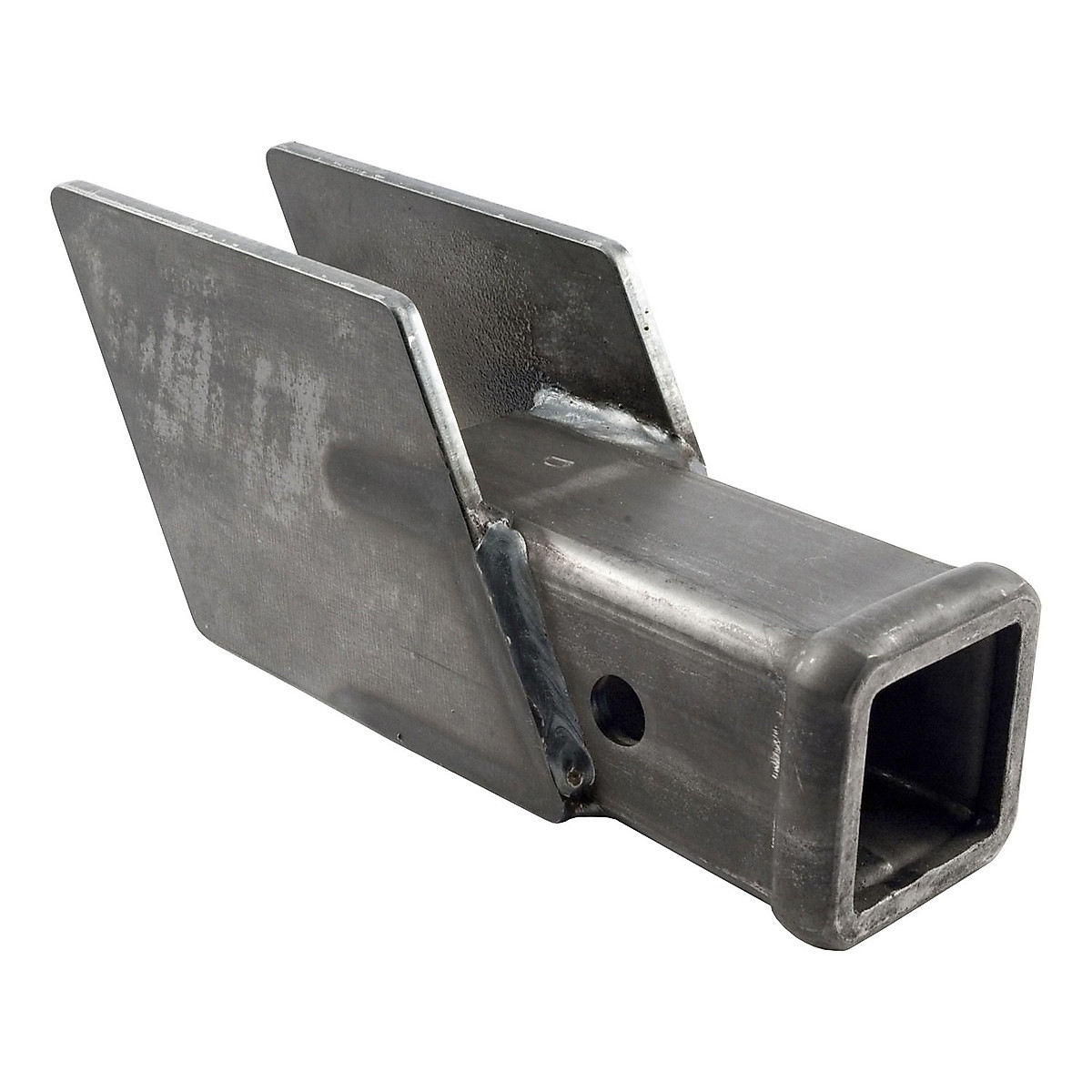 CURT 49717 2-Inch Weld-On Raw Steel Trailer Hitch Receiver, 5,000 lbs