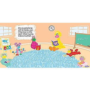 Heroes Wear Masks: Elmo's Super Adventure (a return back to school mask book for kids) (Sesame Street Scribbles)