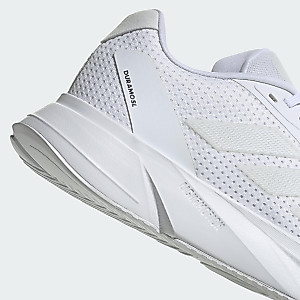 adidas Women's Duramo SL Running Sneaker, White/White/Grey, 9
